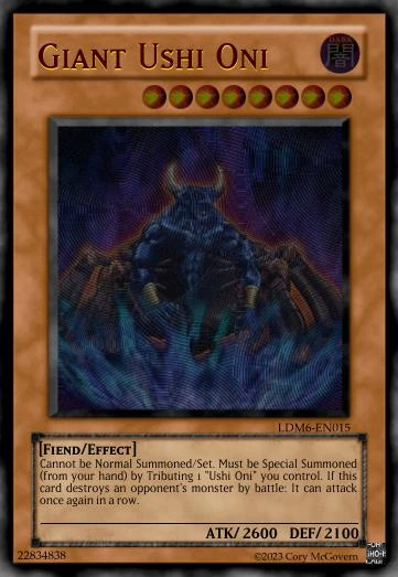 Giant Ushi Oni (Card)/(Custom) | Yu-Gi-Oh! Custom Think Tank Wiki | Fandom