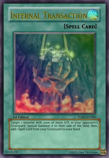 Infernal Transaction (Card)/(Custom) | Yu-Gi-Oh! Custom Think Tank Wiki ...