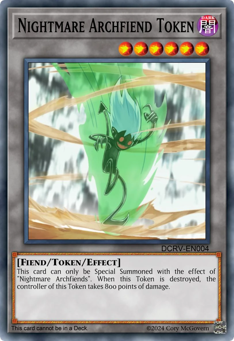 Nightmare Archfiend Token (Card)/(Custom) | Yu-Gi-Oh! Custom Think Tank Wiki | Fandom