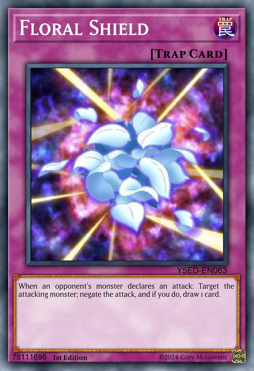 Floral Shield (Card)/(Custom) | Yu-Gi-Oh! Custom Think Tank Wiki | Fandom