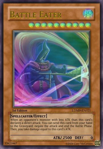 Battle Eater (Card)/(Custom) | Yu-Gi-Oh! Custom Think Tank Wiki | Fandom