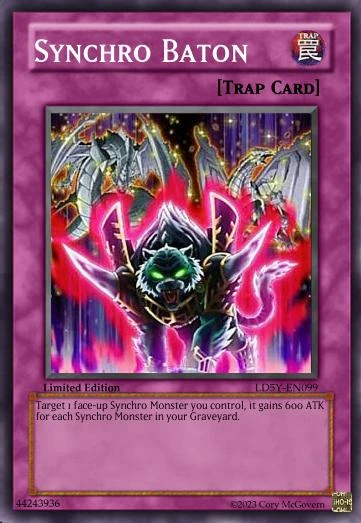 Synchro Baton (Card)/(Custom) | Yu-Gi-Oh! Custom Think Tank Wiki | Fandom