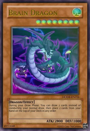 Brain Dragon (Card)/(Custom) | Yu-Gi-Oh! Custom Think Tank Wiki | Fandom