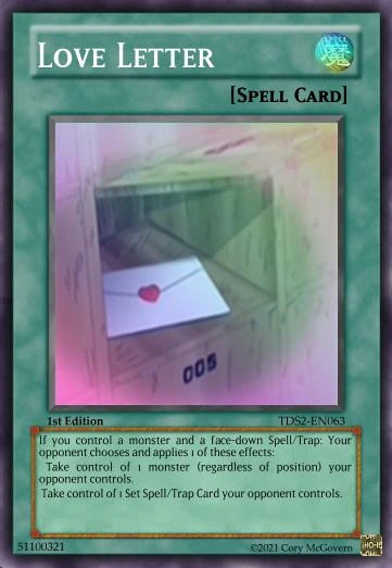 Love Letter (Card)/(Custom) | Yu-Gi-Oh! Custom Think Tank Wiki | Fandom