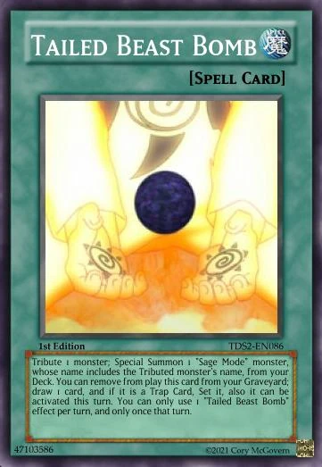Tailed Beast Bomb (Card)/(Custom) | Yu-Gi-Oh! Custom Think Tank Wiki ...