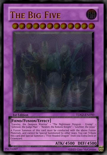The Big Five (Card)/(Custom) | Yu-Gi-Oh! Custom Think Tank Wiki | Fandom