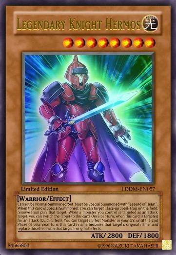 Legendary Knight Hermos (Card)/(Custom) | Yu-Gi-Oh! Custom Think Tank ...