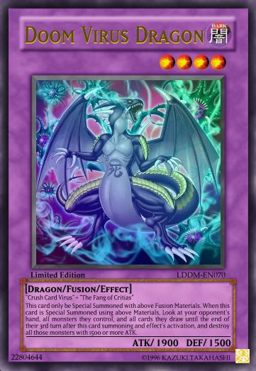 Doom Virus Dragon Cardcustom Yu Gi Oh Custom Think Tank Wiki