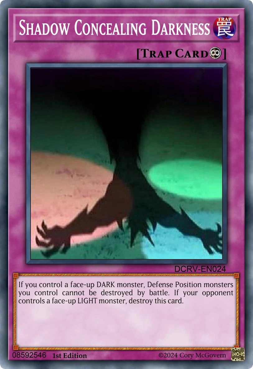 Shadow Concealing Darkness (Card)/(Custom) | Yu-Gi-Oh! Custom Think ...