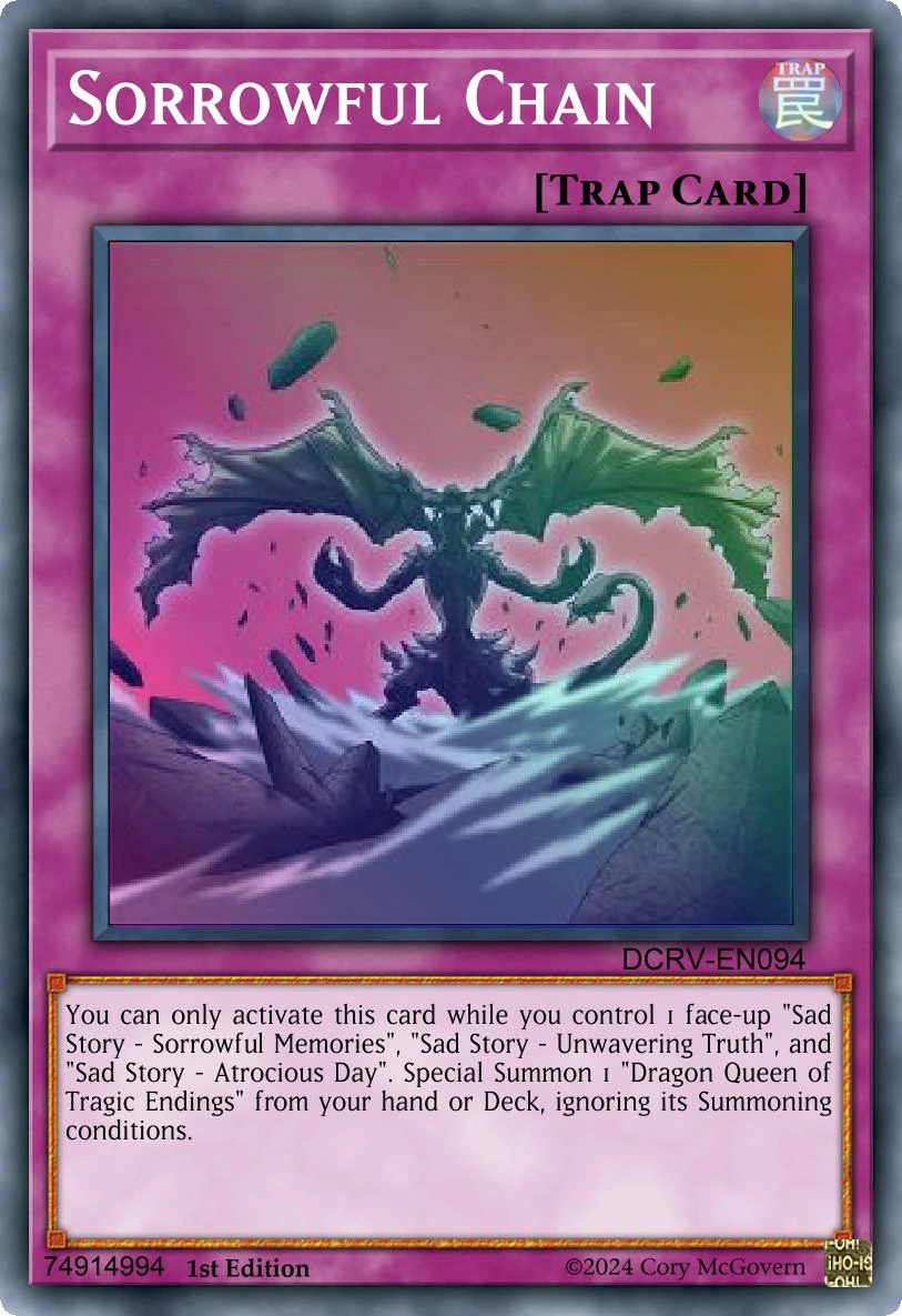 Sorrowful Chain (Card)/(Custom) | Yu-Gi-Oh! Custom Think Tank Wiki | Fandom