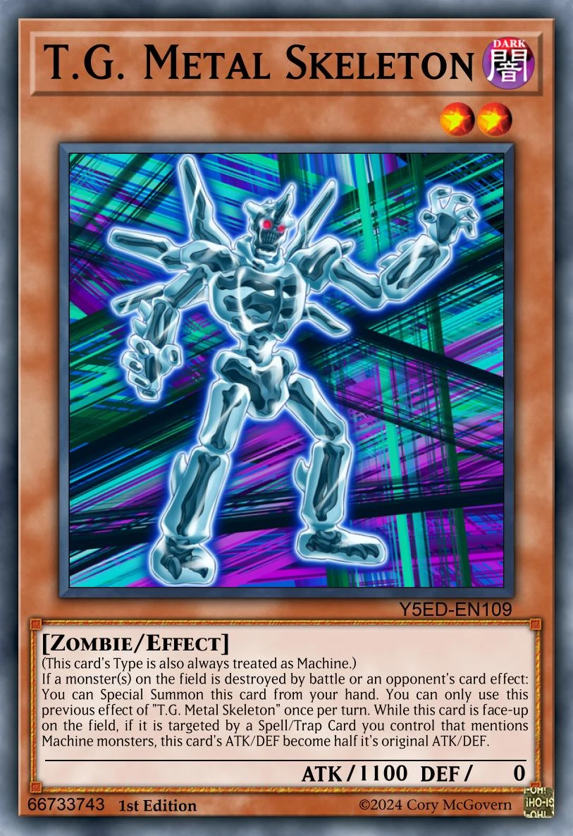 T.G. Metal Skeleton (Card)/(Custom) | Yu-Gi-Oh! Custom Think Tank Wiki | Fandom