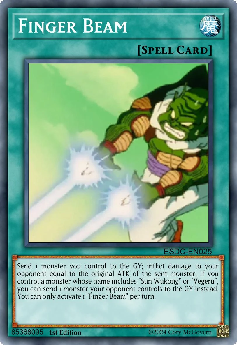 Finger Beam (Card)/(Custom) | Yu-Gi-Oh! Custom Think Tank Wiki | Fandom