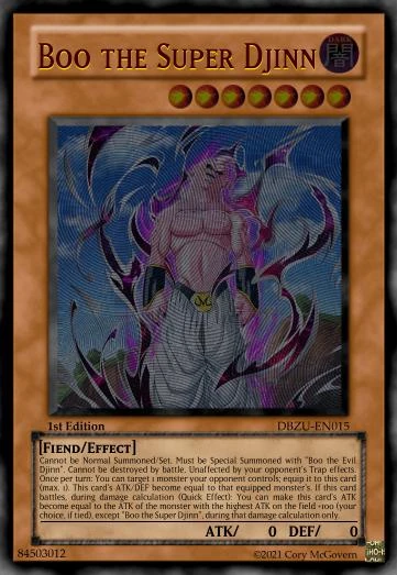 Boo the Super Djinn (Card)/(Custom) | Yu-Gi-Oh! Custom Think Tank Wiki ...