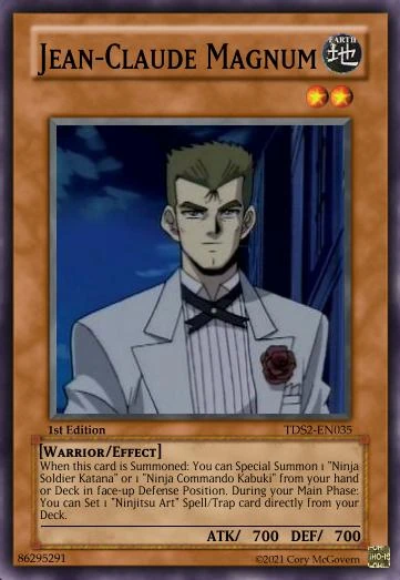 Jean-Claude Magnum (Card)/(Custom) | Yu-Gi-Oh! Custom Think Tank Wiki ...