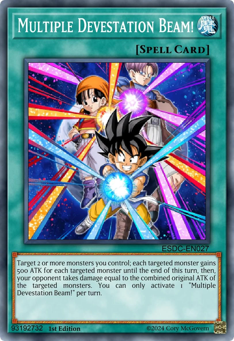 Multiple Devestation Beam! (Card)/(Custom) | Yu-Gi-Oh! Custom Think ...
