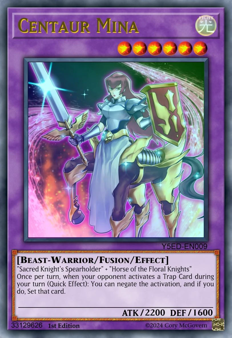 Centaur Mina (Card)/(Custom) | Yu-Gi-Oh! Custom Think Tank Wiki | Fandom