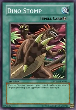 Dino Stomp (Card)/(Custom) | Yu-Gi-Oh! Custom Think Tank Wiki | Fandom