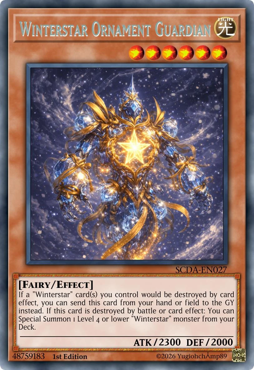 Winterstar Ornament Guardian | Yu-Gi-Oh! Custom Think Tank Wiki | Fandom