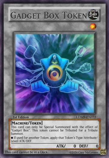 Gadget Box Token (Card)/(Custom) | Yu-Gi-Oh! Custom Think Tank Wiki | Fandom