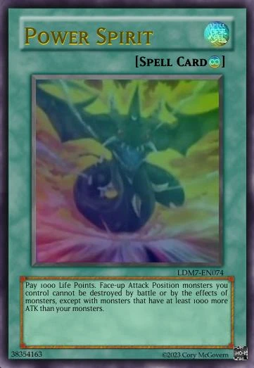 Power Spirit (Card)/(Custom) | Yu-Gi-Oh! Custom Think Tank Wiki | Fandom