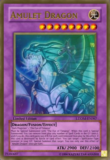 Amulet Dragon (Card)/(Custom) | Yu-Gi-Oh! Custom Think Tank Wiki | Fandom