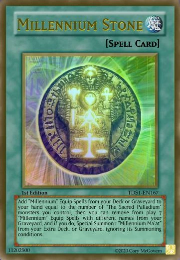 Millennium Stone (Card)/(Custom) | Yu-Gi-Oh! Custom Think Tank Wiki ...