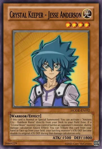 Crystal Keeper - Jesse Anderson (Card)/(Custom) | Yu-Gi-Oh! Custom ...