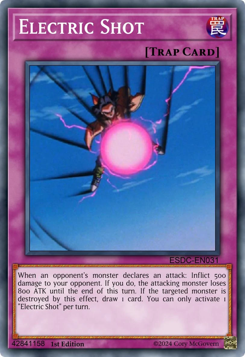 Electric Shot (Card)/(Custom) | Yu-Gi-Oh! Custom Think Tank Wiki | Fandom