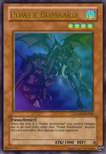 Power Bombard (Card)/(Custom) | Yu-Gi-Oh! Custom Think Tank Wiki | Fandom