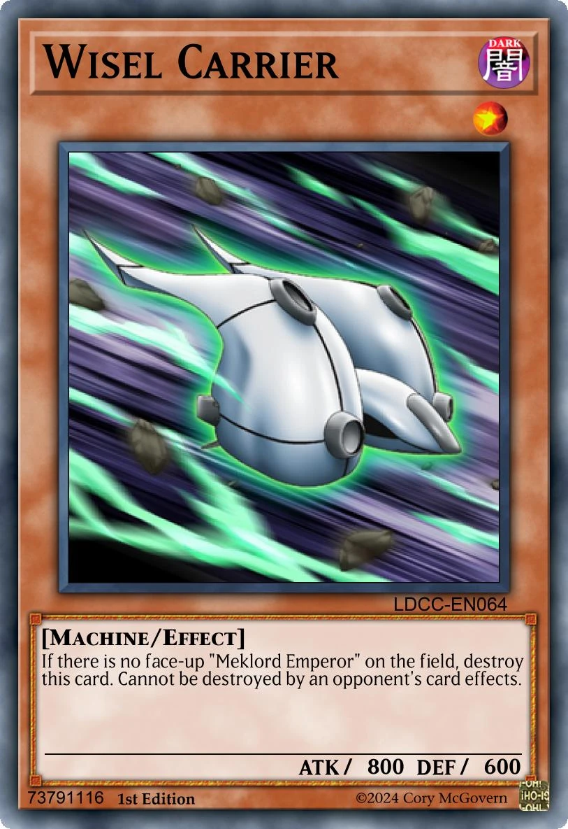 Wisel Carrier (Card)/(Custom) | Yu-Gi-Oh! Custom Think Tank Wiki | Fandom