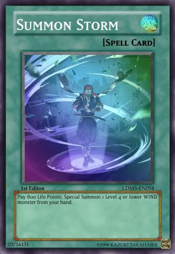 Summon Storm (Card)/(Custom) | Yu-Gi-Oh! Custom Think Tank Wiki | Fandom