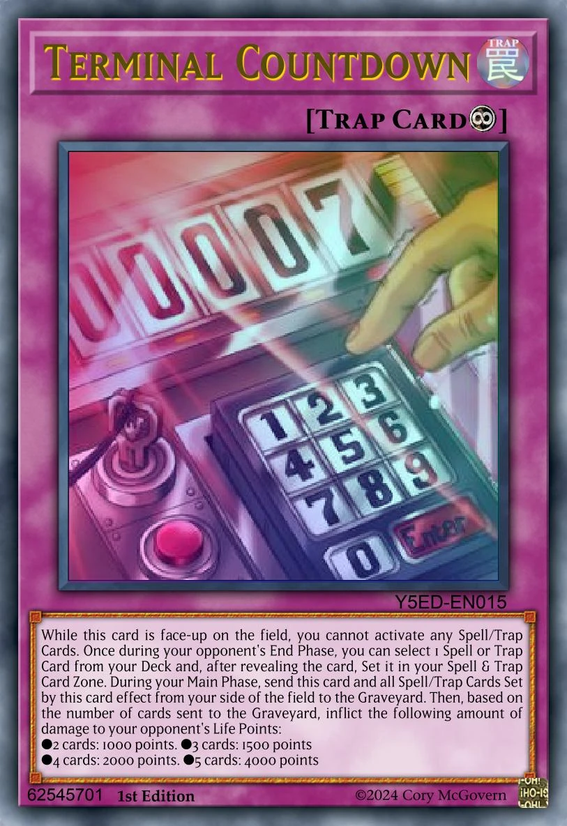Terminal Countdown (Card)/(Custom) | Yu-Gi-Oh! Custom Think Tank Wiki ...