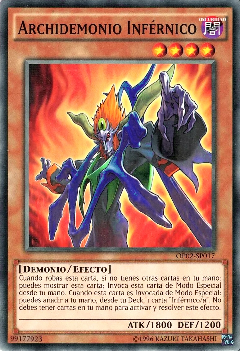 Archidemonio Inférnico Yu Gi Oh Wiki En Español Fandom
