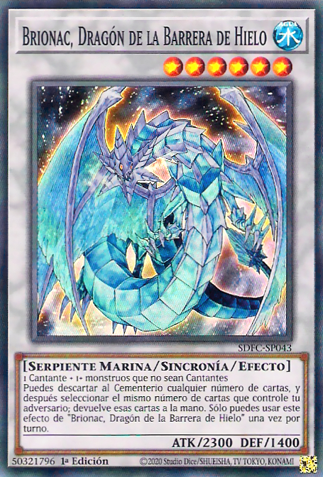 Brionac, Dragón de la Barrera de Hielo | Yu-Gi-Oh! Wiki en Español | Fandom