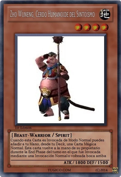 Zho Wuneng, Cerdo Humanoide del Sintoísmo | Wiki Yu Gi Oh Fannon | Fandom