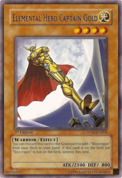 Héroe Elemental Capitán de Oro | Wiki Yu Gi Oh Fannon | Fandom