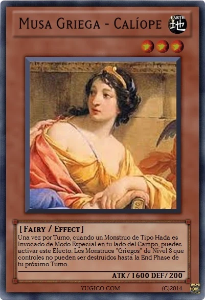 Musa Griega - Calíope | Wiki Yu Gi Oh Fannon | Fandom