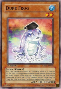 Dupe Frog | Yu-Gi-Oh Favourite Cards Wiki | Fandom