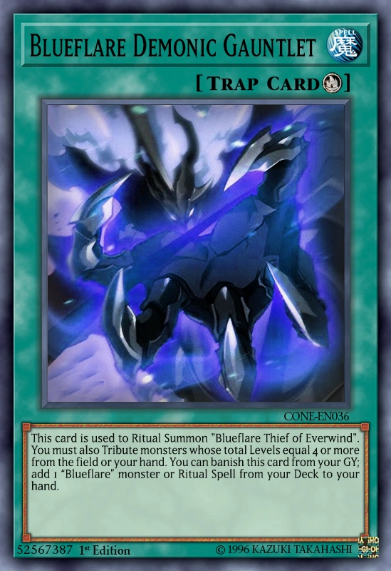 Blueflare Demonic Gauntlet | Yugioh Fanfiction Wiki | Fandom