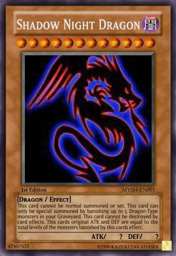 Shadow Night dragon | Yu-Gi-Oh! SCG Wiki | Fandom