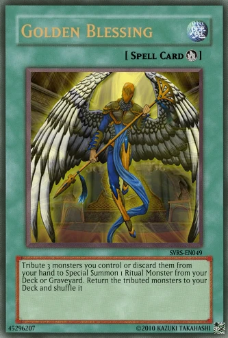 Golden Blessing | Yu-Gi-Oh! 3 Wiki | Fandom