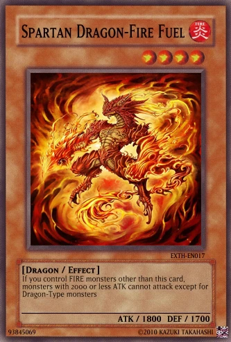 Spartan Dragon-Fire Fuel | Yu-Gi-Oh! 3 Wiki | Fandom