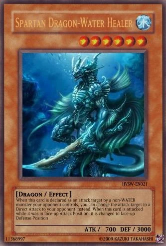 Spartan Dragon-Water Healer | Yu-Gi-Oh! 2 Wiki | Fandom