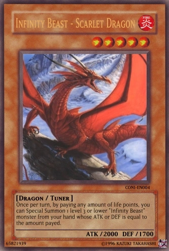 Infinity Beast – Scarlet Dragon | Yu-Gi-Oh! 2 Wiki | Fandom