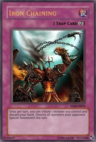 Iron Chaining | Yu-Gi-Oh! 2 Wiki | Fandom