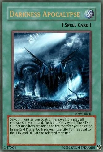 Darkness Apocalypse | Yu-Gi-Oh! 2 Wiki | Fandom