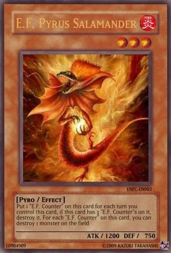 E.F. Pyrus Salamander | Yu-Gi-Oh! 2 Wiki | Fandom