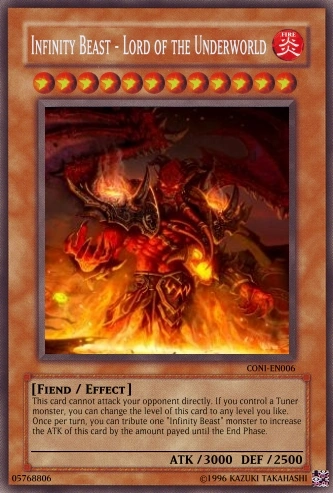 Infinity Beast – Lord of the Underworld | Yu-Gi-Oh! 2 Wiki | Fandom