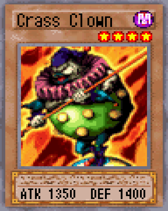 Crass Clown | Yu-Gi-Oh! World Championship Wiki | Fandom Crass Clown | Yu-Gi-Oh! World Championship Wiki | Fandom