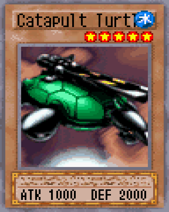 Catapult Turtle | Yu-Gi-Oh! World Championship Wiki | Fandom